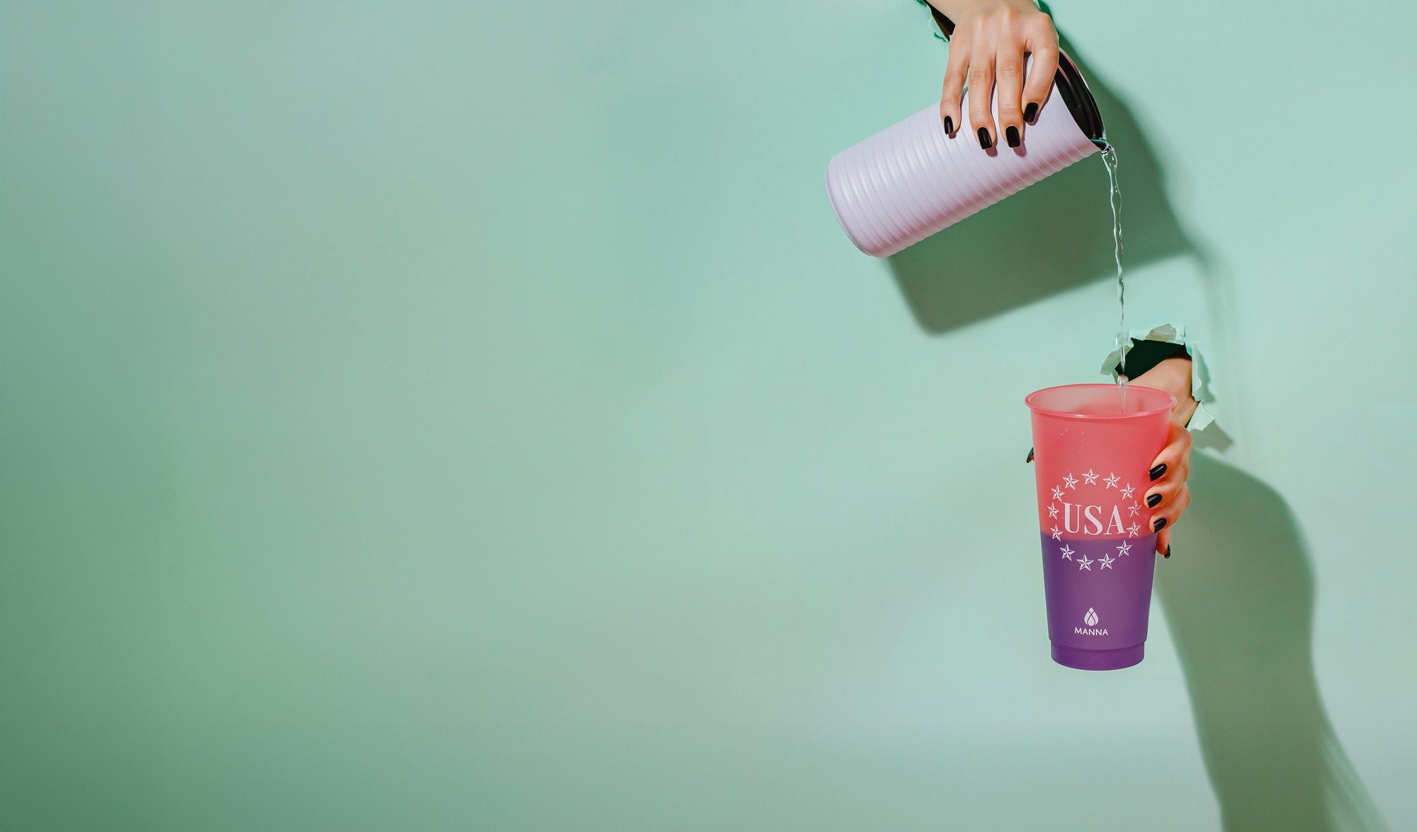 Manna Hydration - Water Bottles. Double Walled