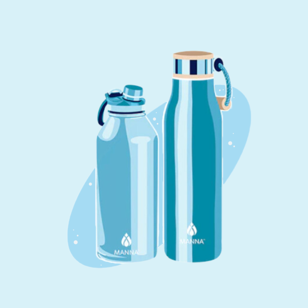 Manna Hydration - Water Bottles. Double Walled