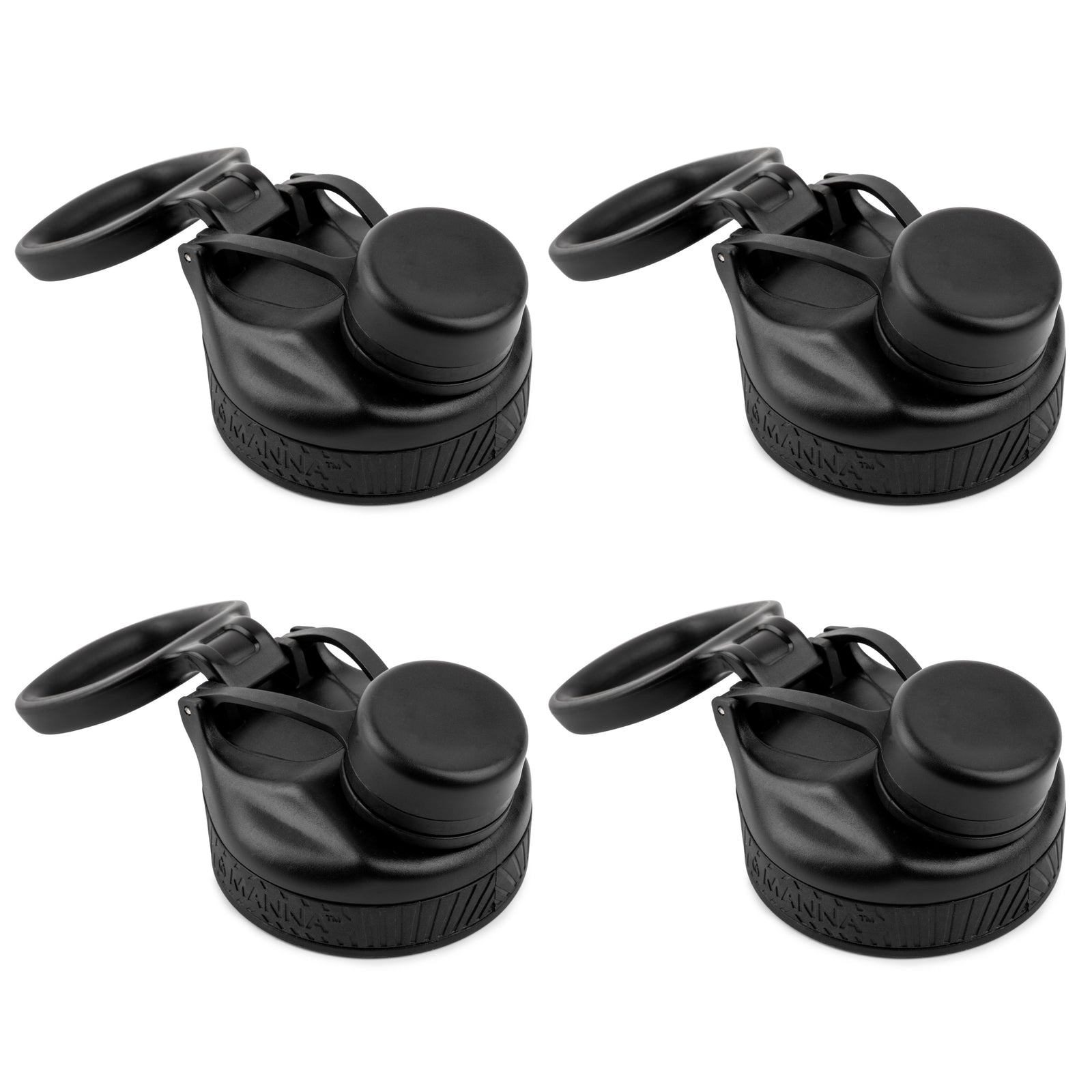 Manna 4 Pack of Ranger Pro Bottle Collection Replacement Lids